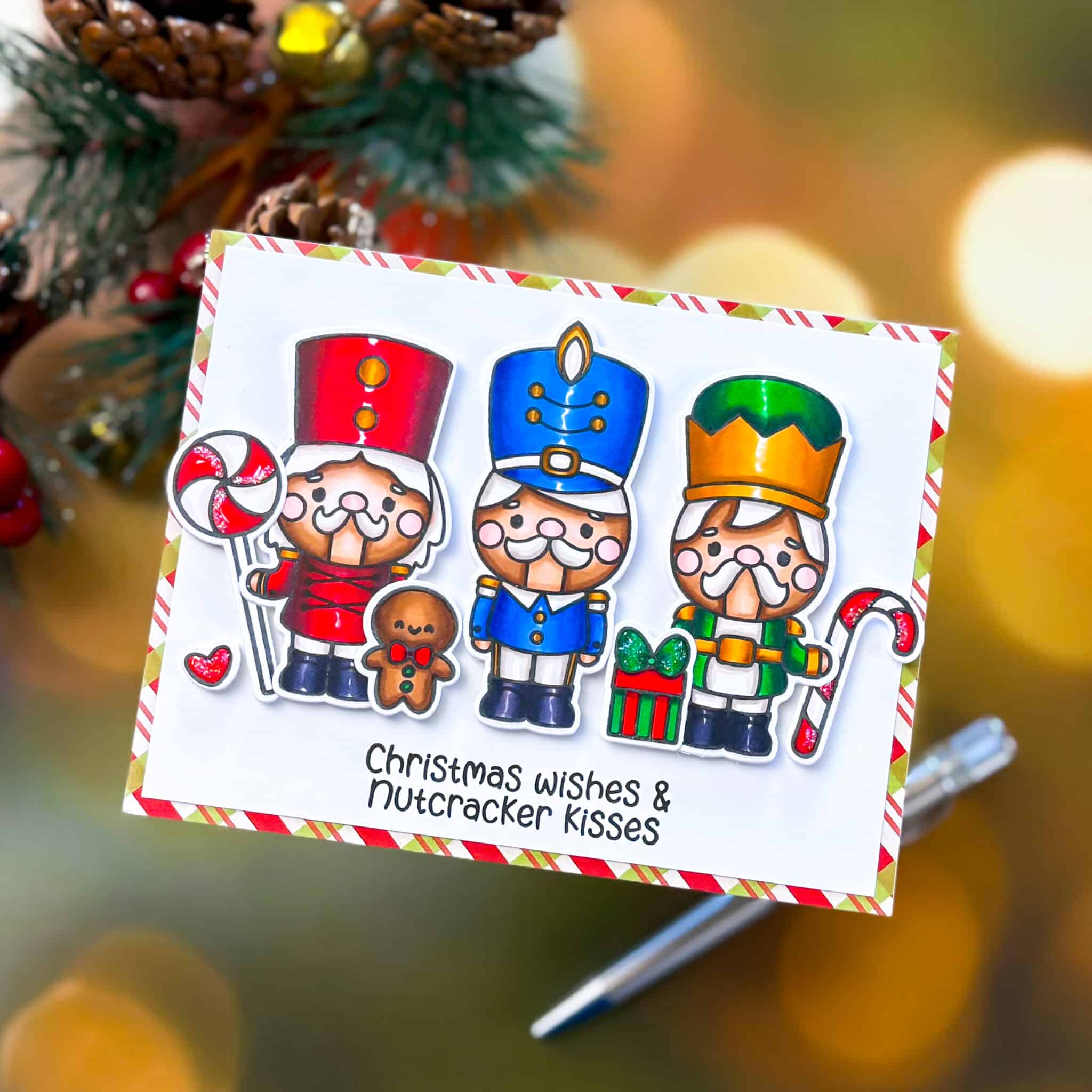 Alcohol Marker Coloring Tips for Festive Holiday Cards - DreamCraftCreate